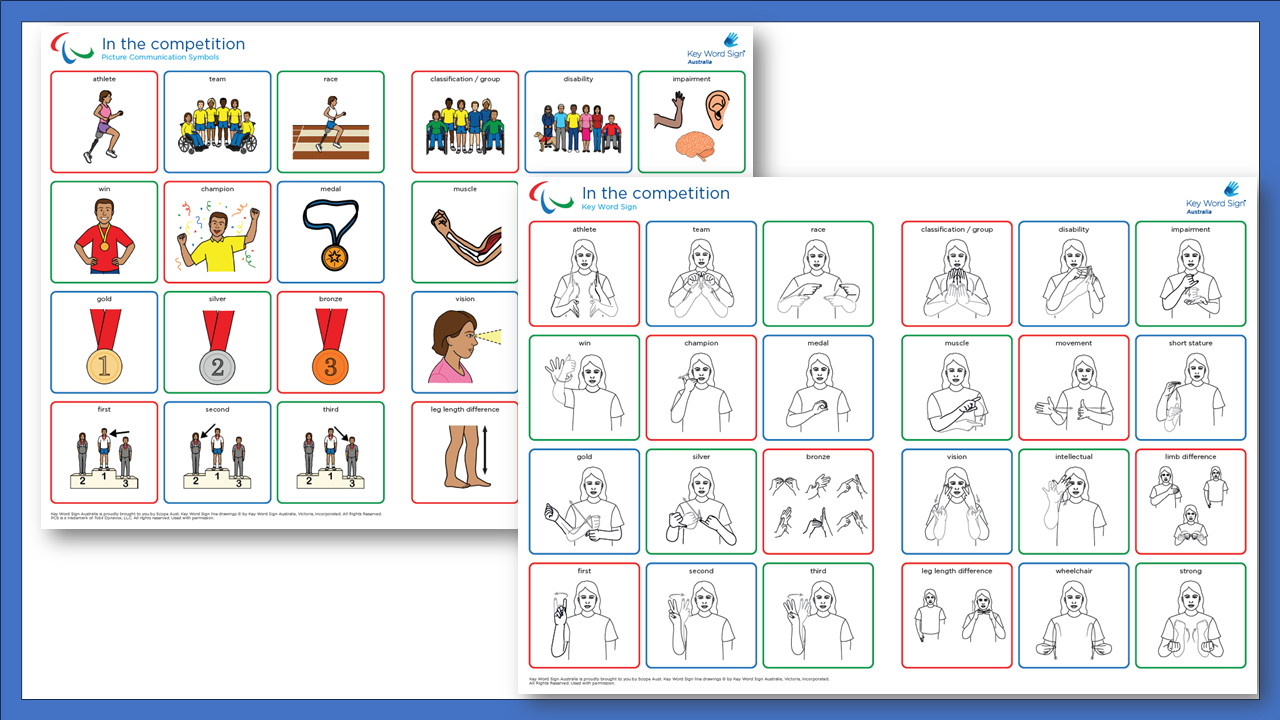 Paralympics In the Competition | Key Word Sign Australia